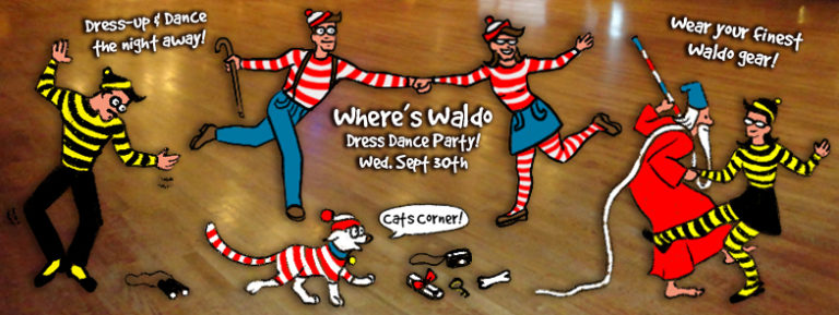 Wed 9/30: Where’s Waldo? Dance Party! – Cats Corner San Francisco